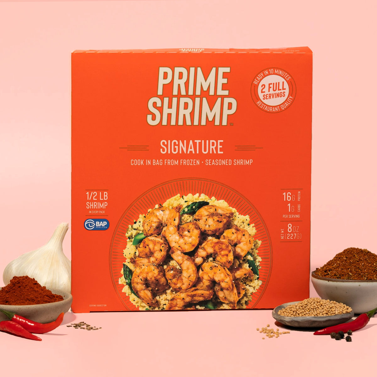 Prime Shrimp | Best Tail-Off Frozen Shrimp for Easy Cooking